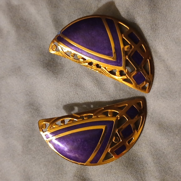 Edgar Berebi | Jewelry | Vintage Edgar Berebi Pierced Earrings Enamel ...